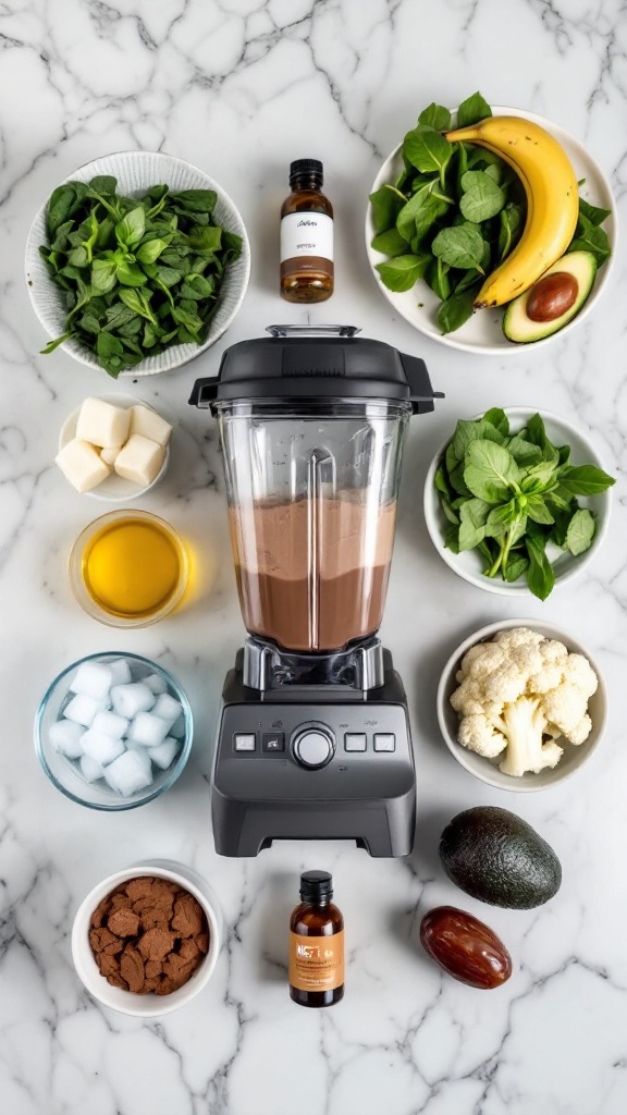 Peppermint Chocolate Protein Shake – Eat Healthier